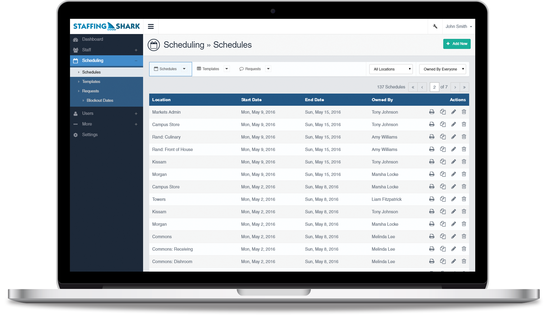 Scheduling – Staffing Shark